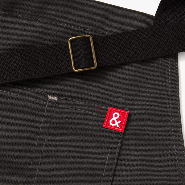 The Essential Apron - Char Grey Cotton Canvas - Hedley & Bennett For ...