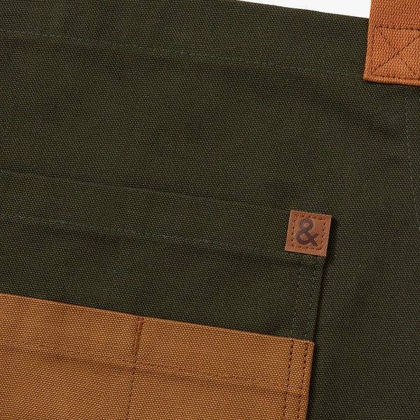 The Maker's Apron - Olive Maker's Split Leg Apron - Hedley & Bennett ...