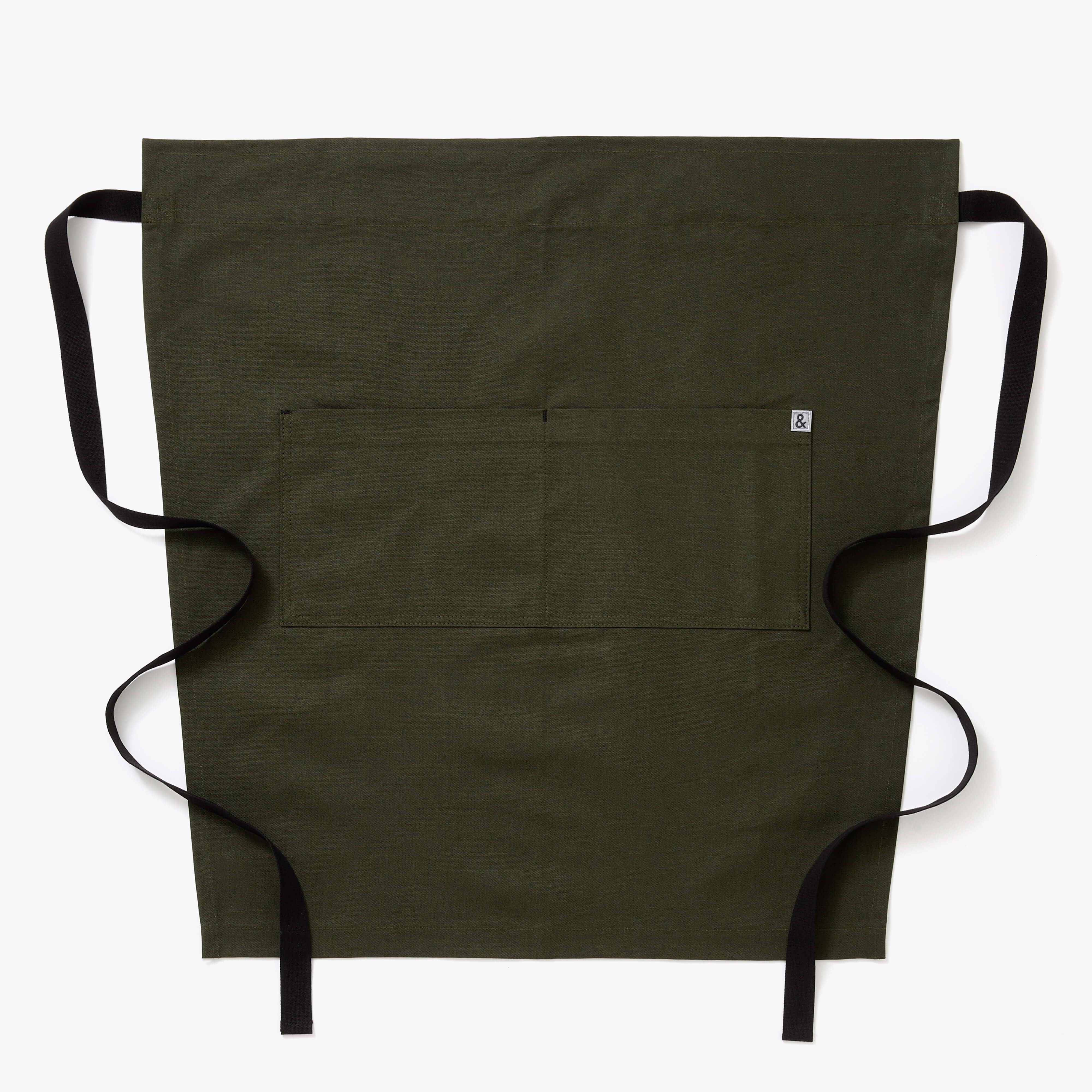 The Big Apron - Olive Green with Black Straps - Hedley & Bennett For ...