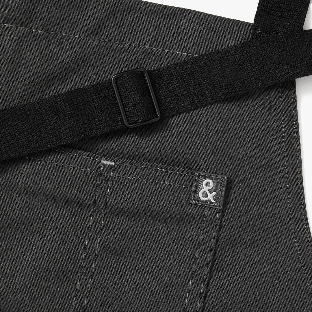 The Cafe Bistro Apron - Char Grey - Hedley & Bennett For Industry