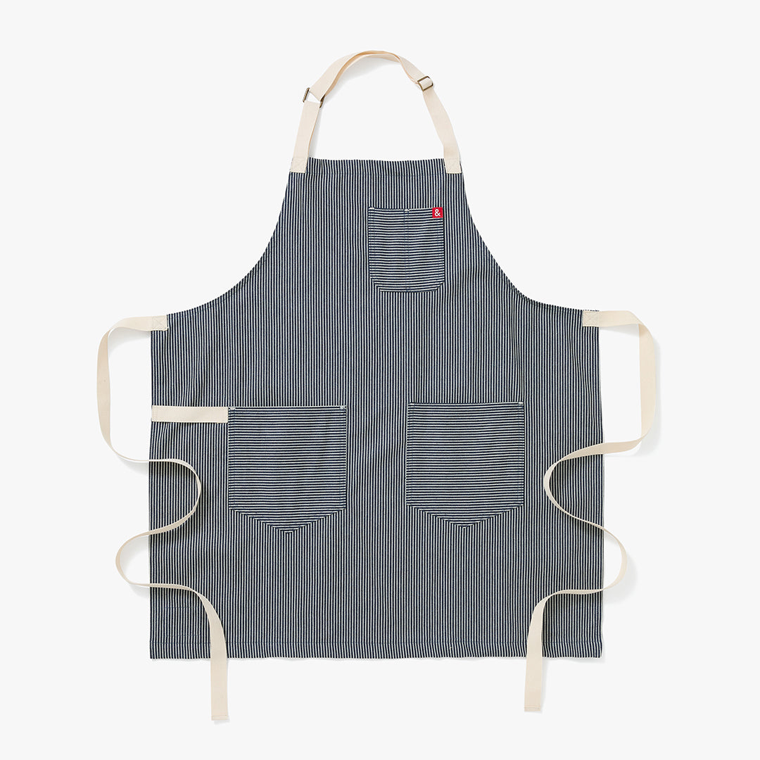 The Essential Apron - Hickory Denim - Hedley & Bennett For Industry