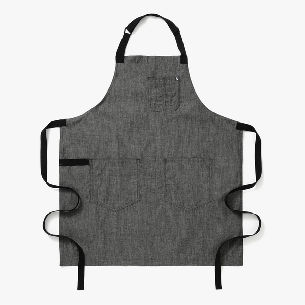 The Essential Apron - Peppercorn Grey - Hedley & Bennett For Industry